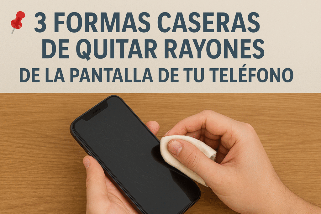Quitar rayones en pantallas de celular: 3 métodos caseros fáciles ...