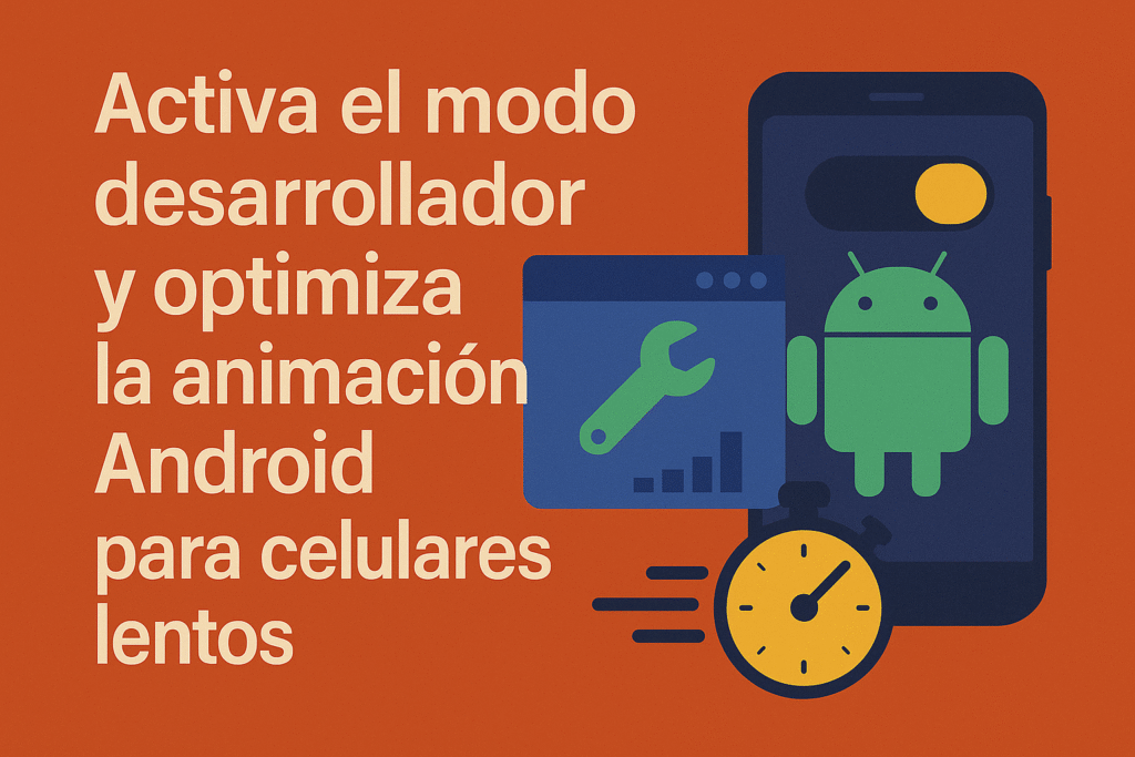 Activa el modo desarrollador y optimizar animaciones Android para que tu celular vuele - TipsnThings